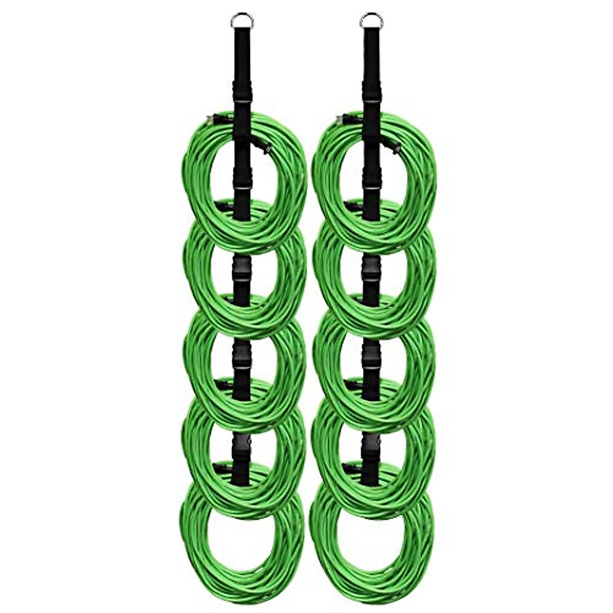 Tidy Tight Garage 2 Pack Organization System. Hang Extension Cords, Hoses, Rope, String Lights.