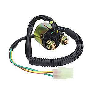 Soarider Starter & Relay Replacement for Honda Rancher 420 TRX420 07-19| Foreman 500 TRX500 12-19|Pioneer 500 SXS500M 15-21,31200-HP5-601 31200-HR0-F01 18921 410-54135 SM18 SMU0418,Rancher 420 Starter