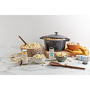 Watkins Popcorn Seasoning Multi-Flavor Variety Pack, 3-Pack (1 White Cheddar 3.3 oz., 1 Butter/Salt 5.3 oz., 1 Ranch 3.6 oz.)