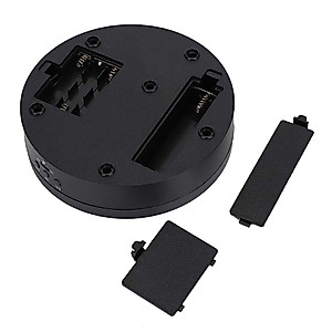 360° Rotating Display Stand, Motorized Display Stand Turntable Max Load 2-4KG 3 Gears Two Way Revolving Turntable Base for Jewelry Spinner Phone