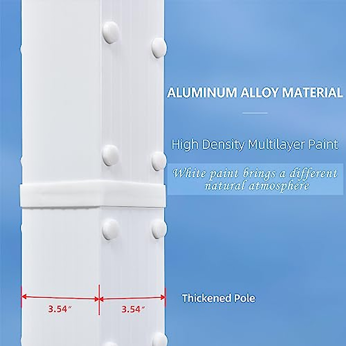 PURPLE LEAF 10' X 13' Outdoor Retractable Pergola with Sun Shade Canopy Cover White Patio Metal Shelter for Garden Porch Yard BBQ Beach Gazebo Grape Trellis Pergola, Gray