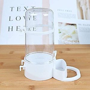 Ipetboom Rabbit Food Rabbit Food Rabbit Food Rabbit Food Water Feeder Pet Cage Suspended Water Dispenser Hanging Automatic Small Animal Water Bottle Bowl for Bunny Chinchilla Hedgehog Ferret Hamster