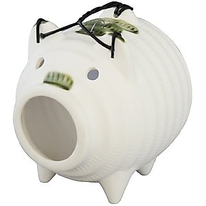 三陶(Santo) Banko Ware 08853 Mini Mosquito Repellent Incense, Pig, Mosquito Repellent Holder, Stand, White, Height 4.3 inches (11 cm), Made in Japan