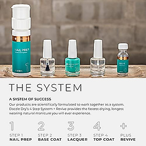 Dazzle Dry Step 2 - Base Coat, 0.5 oz (15 mL)