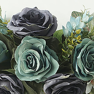 WYSRJ Artificial Flower Swag 30Inch Rose Swag Flowers Wedding Arch Swag Artificial Floral Swag Wreath for Wedding Home Room Garden Lintel Decoration