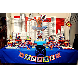 25PCS Spidey Cupcake Toppers and Cake Topper For Birthday Party Cake Decorations Children Party