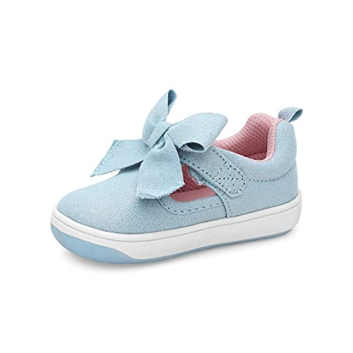 Stride Rite 360 Girls Kamila Mary Jane Flat, Blue, 5 Toddler US