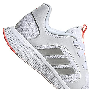 adidas Women's Edge Lux 5 Running Shoe, White/White/Acid Red, 9.5