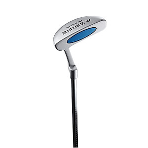 ASPIRE Junior Plus Complete Golf Club Set for Children, Kids - 5 Age Groups Boys and Girls - Right Hand, Real Girls Junior Golf Bag, Kids Golf Clubs Set