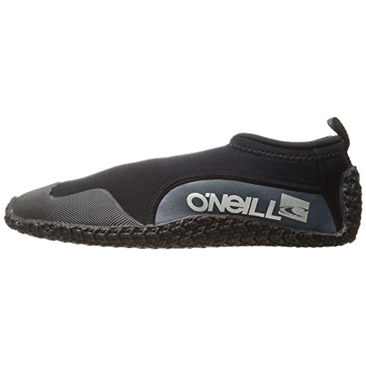 O'Neill Wetsuits Men's Reactor Reef Boot, Black/Coal, 9
