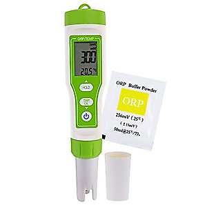 Digital ORP Meter with Automatic Calibration & ORP Buffer Powder (ORP Meter)