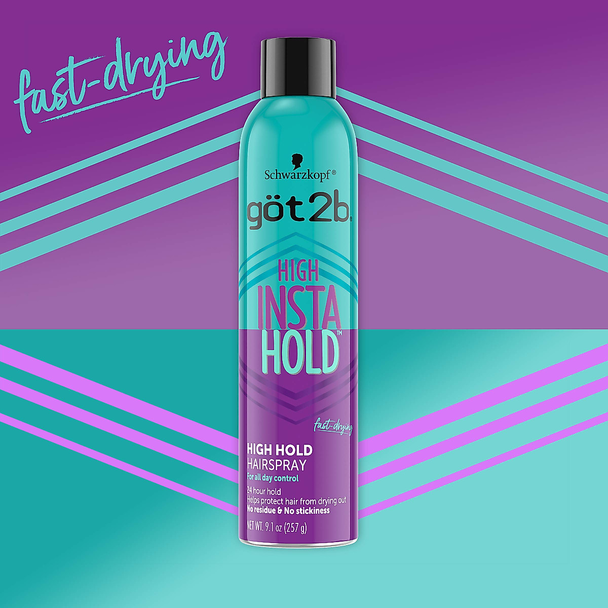 Got2b High Insta Hold Hair Spray, 9.1 oz