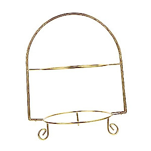EXQUIMEUBLE Double Layer Cake Stand Muffin Stand Dessert Stand Holder Pastry Stand Birthday Cake Stand Cake Display Rack Dessert Display Plate Tea Party Serving Tray Desktop Iron Bracket