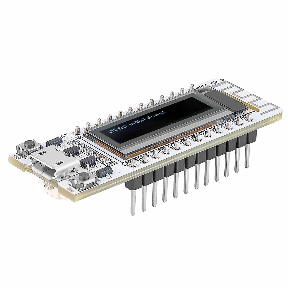 MakerFocus ESP8266 Development Board WiFi Kit 8 Support WiFi Integrated CP2104 4MB SPI Flash with 0.91 Inch OLED Display for Ar duino IDE NodeMCU LUA