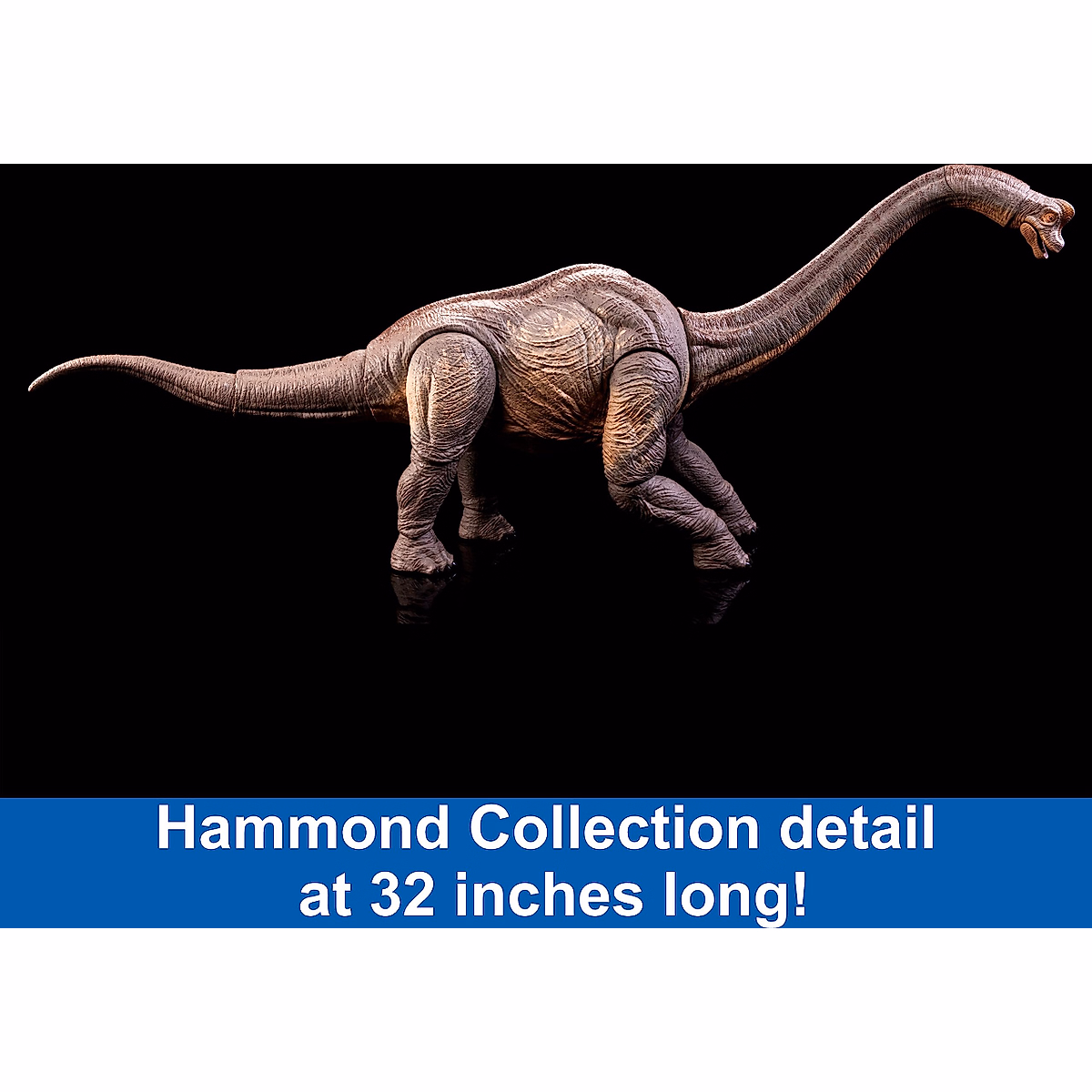 Mattel Jurassic World Mattel Jurassic Park Hammond Collection Action Figure, Brachiosaurus Dinosaur Toy, 30th Anniversary Collectible