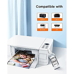 E-Z Ink (TM Printer Cleaning Kit|Printhead Cleaning Kit|for HP/Epson/Canon/Brother Inkjet Printers WF-7710 WF-3640 7620 8600 8610 8620 WF-2750 WF-2650 ET-2750 ET-2650 Liquid Printers Nozzle (100ml)