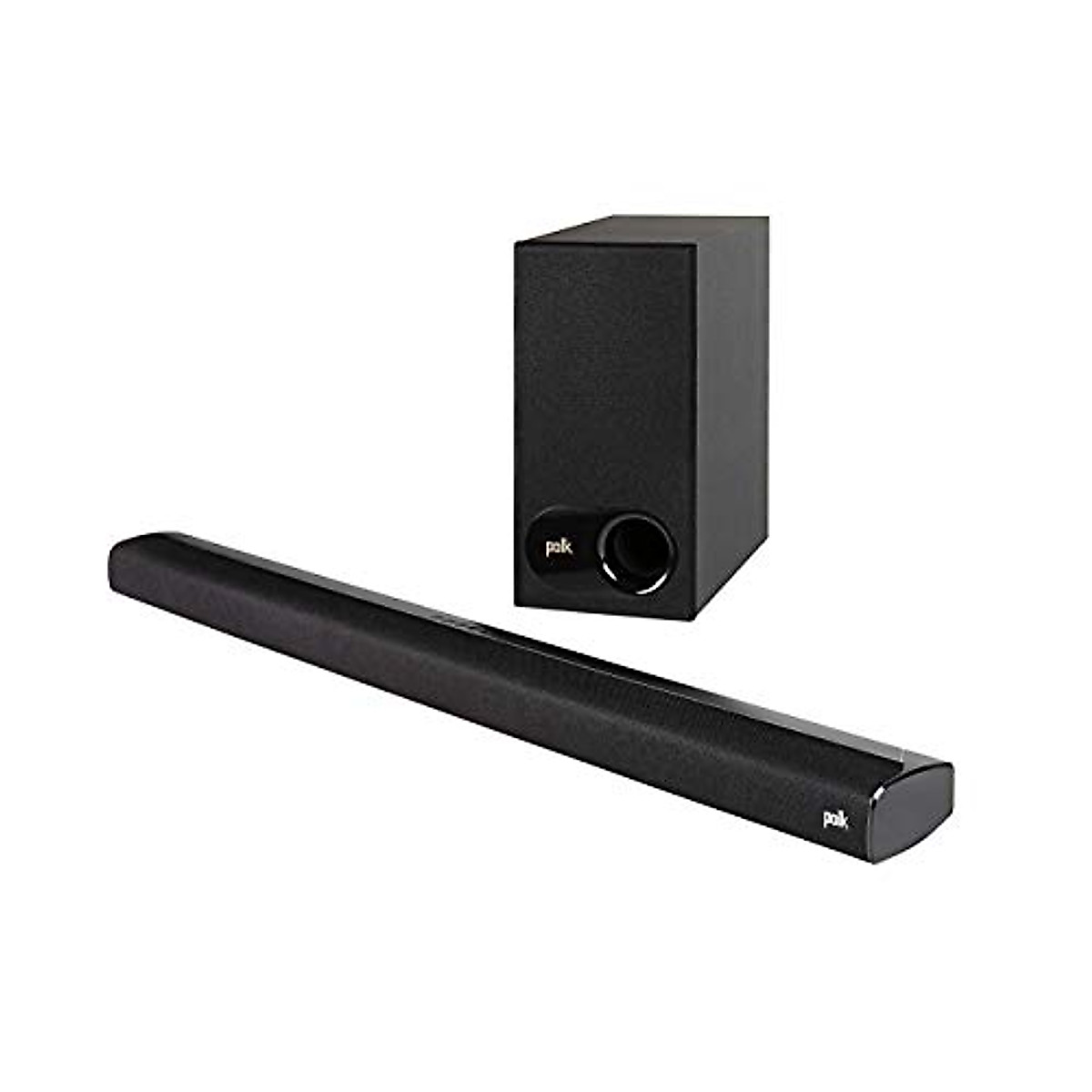 Polk Audio Signa S2 Ultra-Slim TV Sound Bar with Wireless Subwoofer - Black (Renewed)