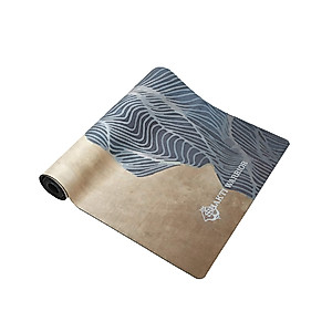 Shakti Warrior Kundalini yoga mat - Premium Printed Natural Eco-friendly Non-Slip Mat Great for Hot Yoga, Pilates, Workouts (72 inch x 24 inch x 3mm thick)