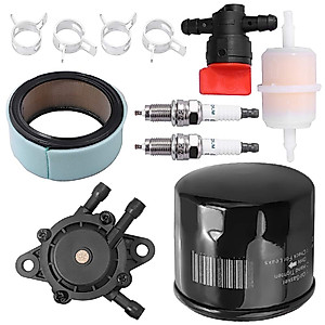 Zreneyfex Air Filter 47 883 03-S1 Fuel Pump 24 393 16-S Oil Filter Tune Up Kit for Kohler CH18 CH20 CH22 CH23 CH25 CV17 CV18 CV19 CV20 CV22 CV22S CV23 Engine Lawn Mower
