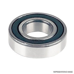 Timken 6305-RS, Radial/Deep Groove Ball Bearing - Round Bore, 25 mm ID, 62 mm OD, 17 mm Width, Single Contact Seal, C0