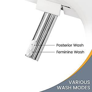 ZMJH ZMA201S Elongated Electronic Bidet Toilet Seat, Unlimited Warm Water, Vortex Wash, Heated Seat, Warm Air Dryer, Rear and Front Wash, Remote Control, LED Light, Smart, Need Electrical, White