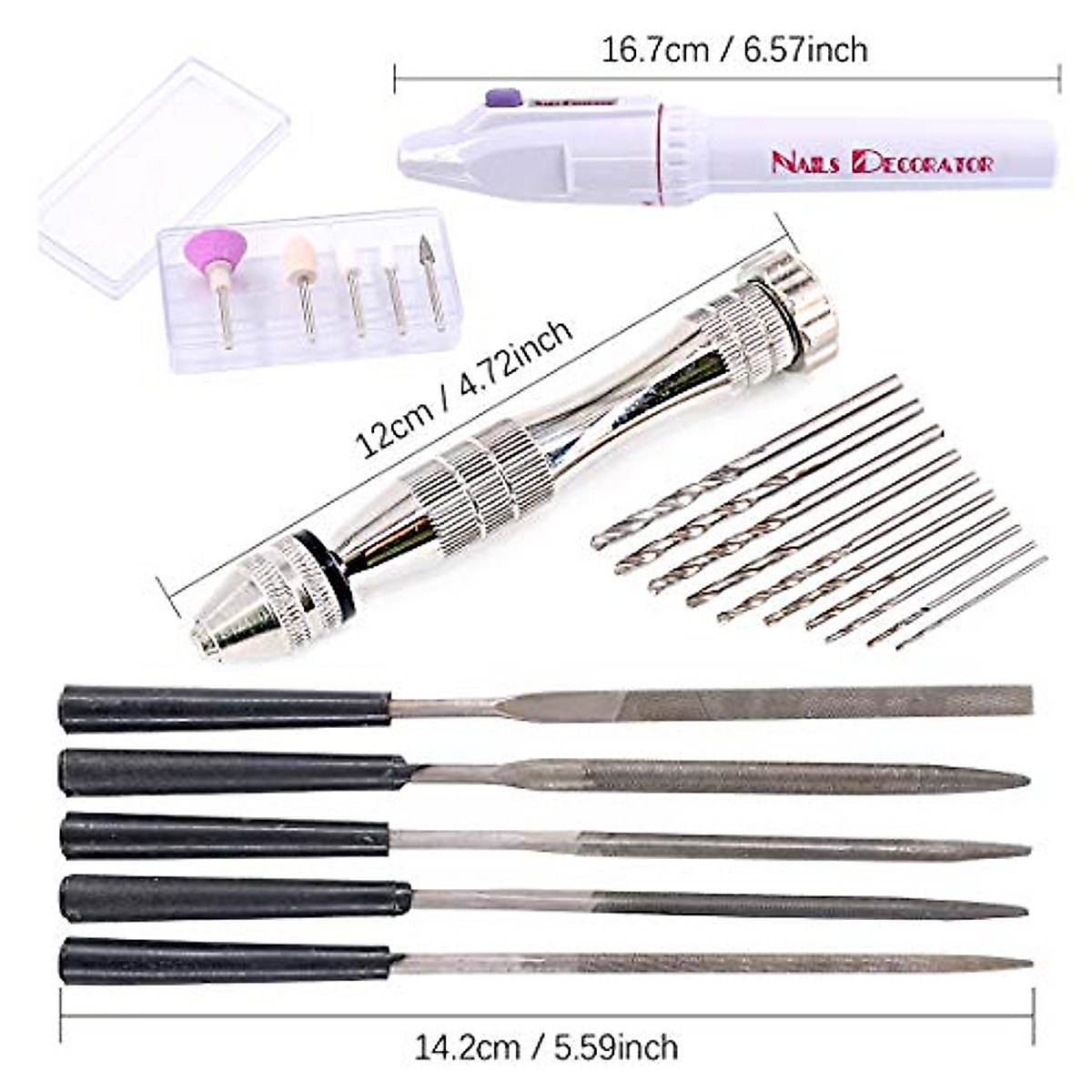 Keadic 87Pcs Modeler Basic Tools Craft Set Gundam Model Tools Kit with Plastic Box and Waterproof Bag for Gundam Car Model Building