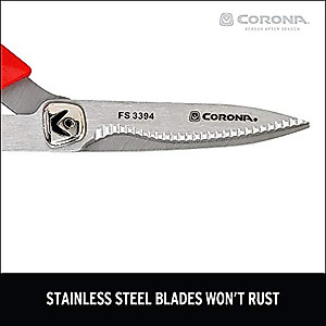 Corona Tools | ComfortGEL Floral Scissors | Stainless Steel Garden Shears for Flowers & Stems | FS 3394