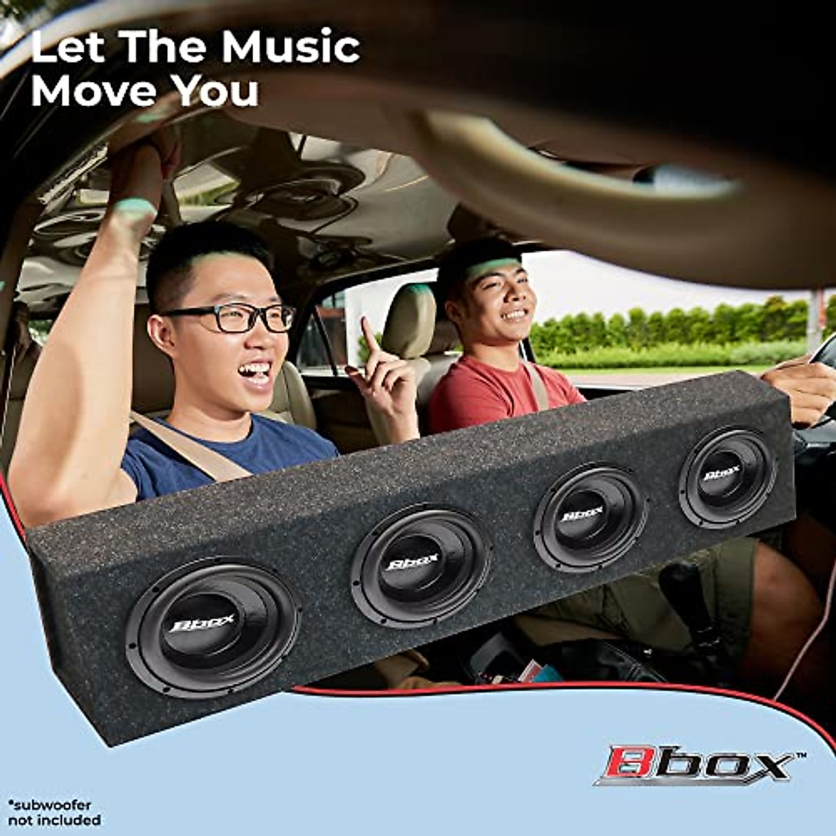 Atrend Pro Series 6x9 4 Way 6” x 9” Quad, Wedge Shaped Speaker Enclosure