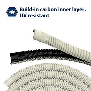 Pearwow AC Water Drain Hose Flexible for Universal Ductless Mini-Split Air Conditioner Heat Pump System (26ft)