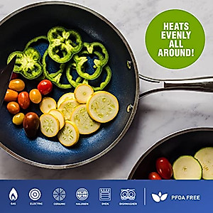 Granitestone 10" Bond Blue Nonstick Frying Pan