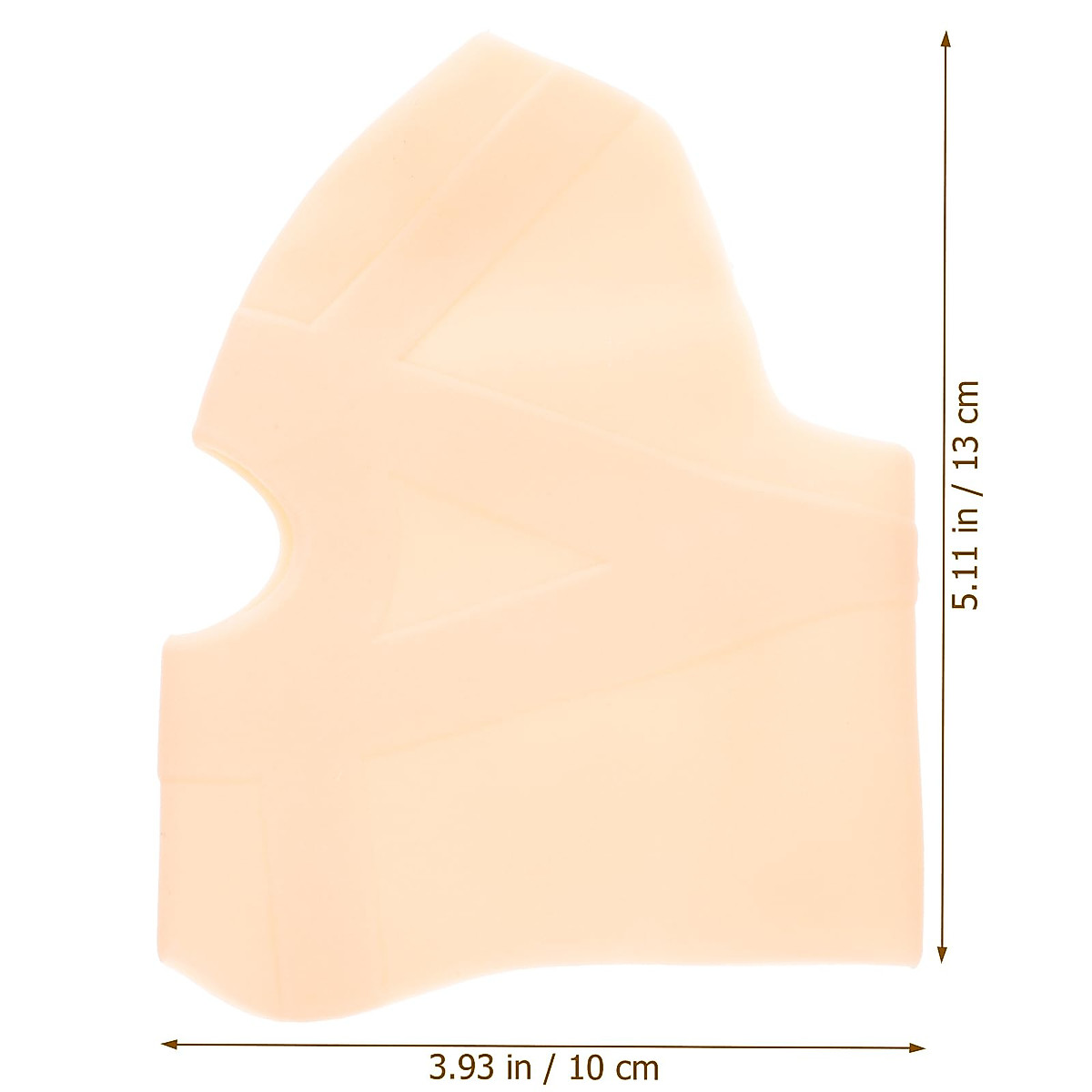 1 Pair Silicone Knee Pads Waterproof Knee Brace for Water Sports Knee Pads Waterproof Knee Restraint for Meniscus Tear Knee Injury Skin Color