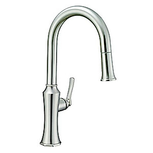 Draper 1H Kitchen Pull Down Kitchen Faucet w/SnapBack and Dockforce 1.75 gpm Stainless Steel