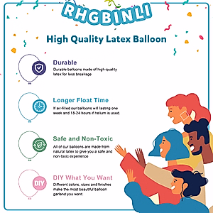 Black Balloons Latex Party Balloons,12inch 62Pack Round Helium Balloons for Birthday Party Graduation Anniversary Wedding Or Other Party Decorations