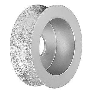 Grinding Wheel, Grinding Wheel for Angle Grinders Brazed Diamond Grinding Concave Abrasive Wheel Disc Dry Wet Grinding, Surface Grinding Wheels (Concave Grinding Wheel 3.5)