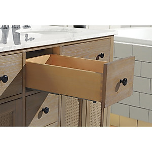 Ari Kitchen & Bath Annie 55" Bathroom Vanity Weathered Fir