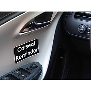 Backseat Baby - Reminder Stickers - Pack of 15 Clings, Stickers & Decals