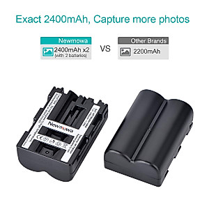 Newmowa NP-FM500H Replacement Battery (2-Pack) and Charger Kit for Sony Alpha A57 A58 A65 A77 A99 A500 A550 A560 A580 A700 A850 A900 Sony SLT a99 II