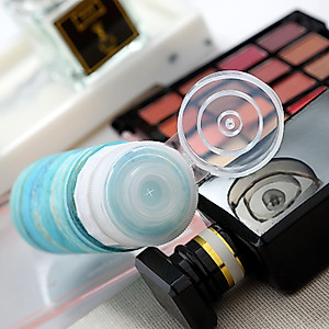 Gemice Travel Bottles Set for Toiletries 16 Pack, Leakproof Silicone Travel Bottles, Travel Essentials for Toiletries BPA Free TSA Approved Squeezable Refillable 3oz, for Shampoo Conditioner Lotion