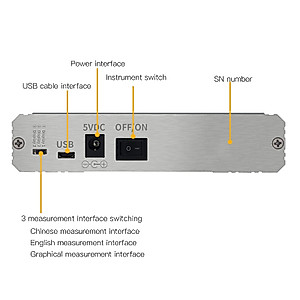 Transmittance Tester IR 940nm UV 365nm VR 760nm LCD Display Infrared UV Visible Spectrophotometer Measuring Device Spectrum Transmittance Tester for Film Glass Window Tint