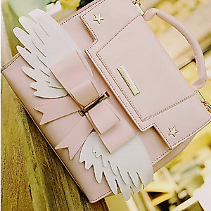 GK-O Card captor Kinomoto Sakura Wings Kawaii Japanese Lolita Girls Shoulder Bag Handbag