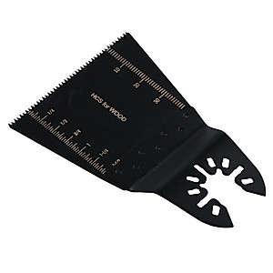 HIFROM Precision Wide Segmented Wood/Plastic/Soft-Metal Oscillating Multi Tool Saw Blades Replacement for Fein Multimaster Bosch Craftsman Dremel and More (18 Pack)