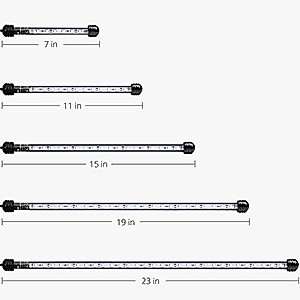 NICREW Submersible RGB Aquarium Light, Underwater Fish Tank Light with Timer Function, Multicolor LED Light with Remote Controller, 15 Inches