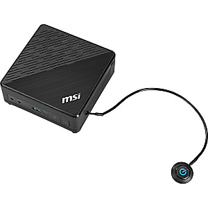MSI Cubi 5 Mini PC, Intel Core i5-10210U, 8GB Memory, 256GB SSD, WiFi 6, BT 5.1, USB Type-C, Dual Display, Silent, Black, Windows 11 Home (10M-647US)