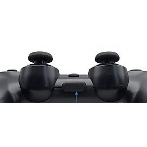 Ambertown L2 R2 Trigger Extenders Buttons with Dustproof Plug for Playstation 4 PS4 PS4 Slim Pro Controller Blue