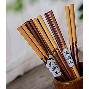 Custom Sandalwood Chopsticks, Engraved With Personalized Names Classic Japanese Style Wood Chop Sticks Set For Chinese Theme Wedding, Housewarmings,Birthday Party Favors and Gifts