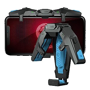 GameSir Mobile Triggers,Mobile Game Controllers F4 Falcon,Foldable Plug and Play Gaming Trigger for iOS and Android Phone(PUBG/Fortnite/Rules)（4.5-6.5 inch ） [android]