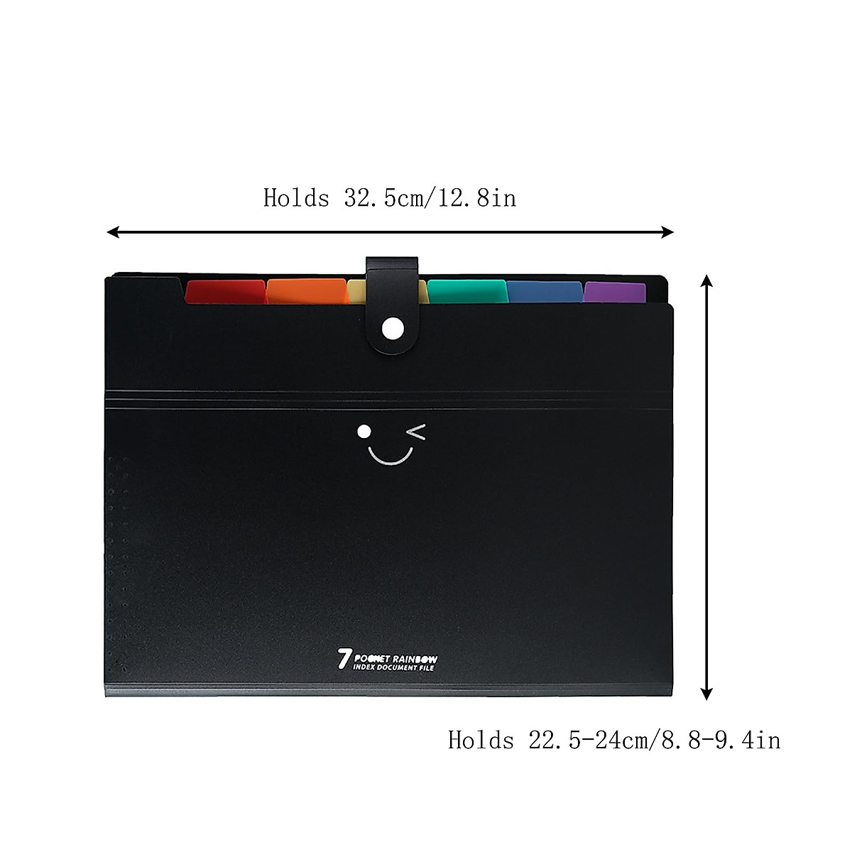 YAMHOHO Expanding Folders Pocket Buckle Accordion File Organizer Plastic Wallet for Cards,Coupons,Receipt,Tax Item, Expandable Portable Folder