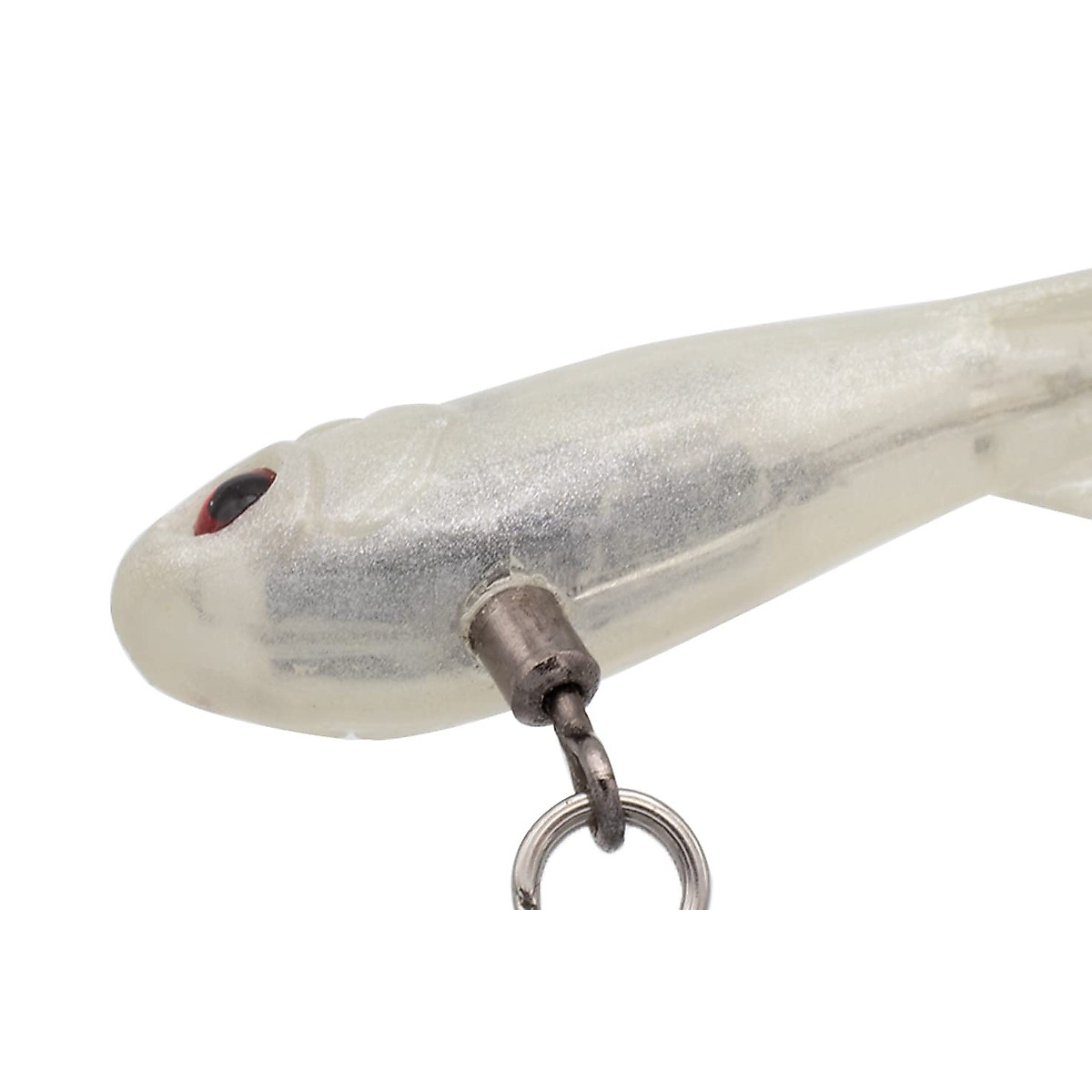 Eurotackle Z-Darter V2 Micro 1" 1/16oz Ice Fishing & Panfish Rattle Jigging Minnow Lure (Albiglow (Glow))