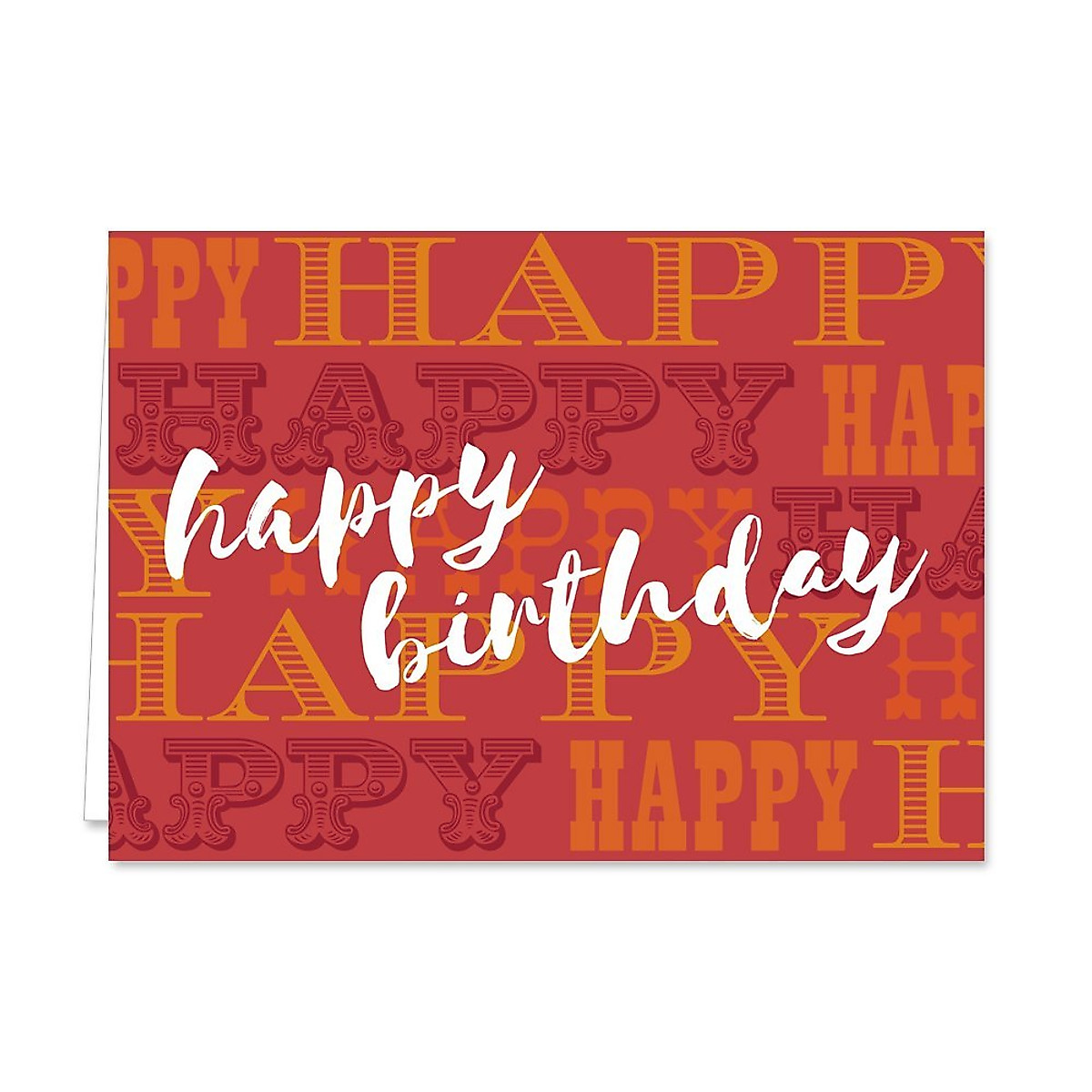 Canopy Street Snappy Birthday Cards / 36 Note Cards And Envelopes / 6 Colorful Birthday Designs / 4 5/8" x 6 1/4" Birthday Greeting Cards With Blank Inside