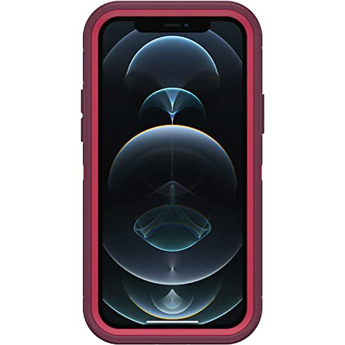 OtterBox Defender Series Case for iPhone 12 & iPhone 12 Pro (Only) - Case Only - Microbial Defense Protection - Non-Retail Packaging - Berry Potion (Raspberry Wine/Boysenberry)